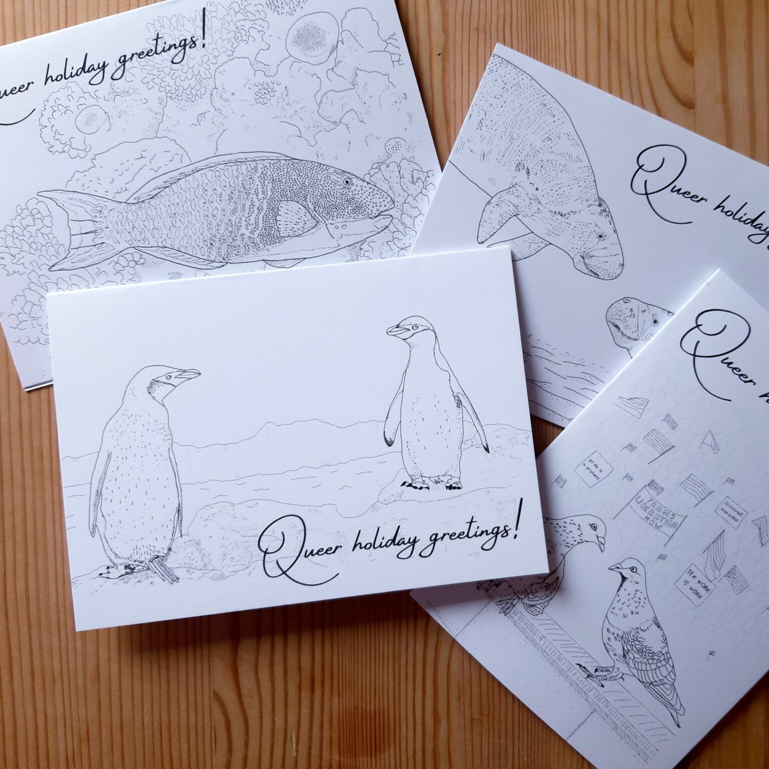 Queer Plants Colouring Zine. Supporting Solidarity Apothecary